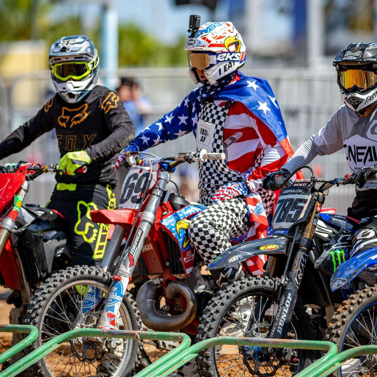 Dirt Bike Helmet Graphics Kit