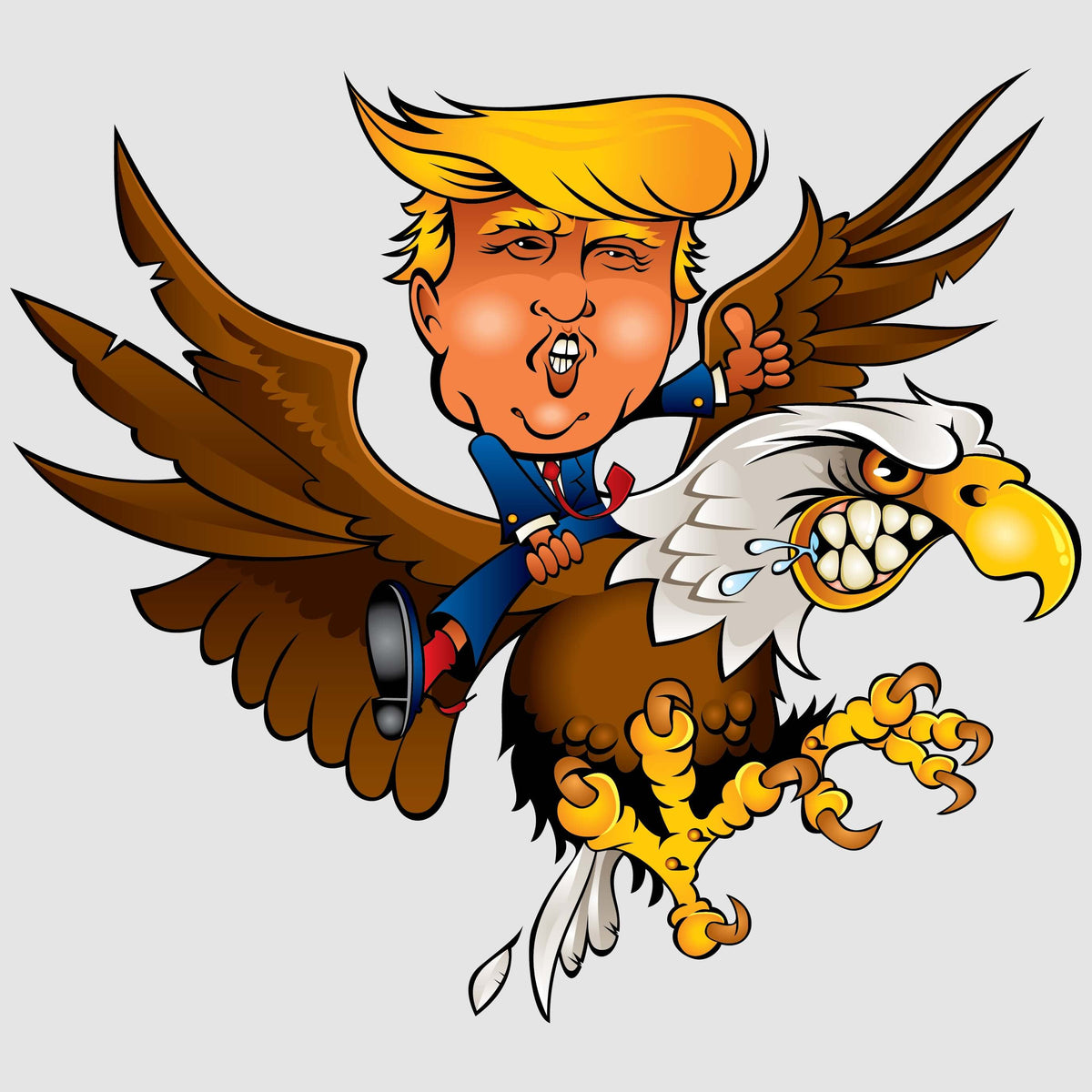 Eagle Ride Moto Sticker - Unleash The Beast!