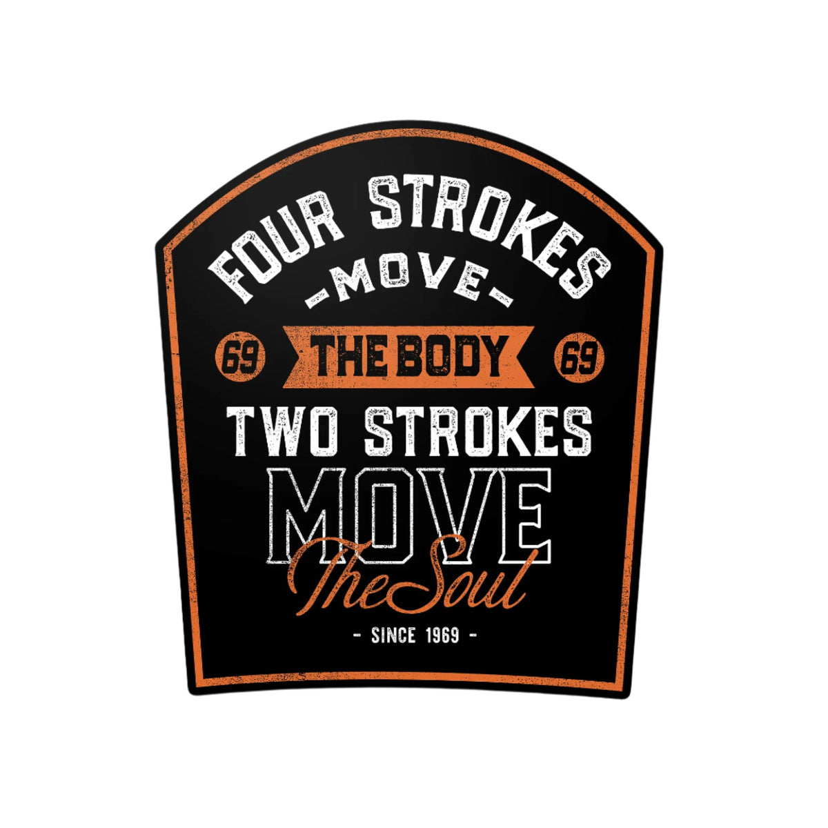 RonnieMac 🦅 2-Strokes Move the Soul Dirt Bike Sticker